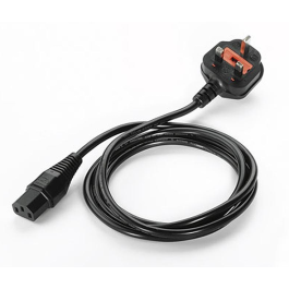 Zebra AC Line Cord, 1.8M, three wire, grounded BS1363 plug