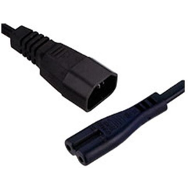 Zebra CC6000 0.5m IEC Male to Female Lead - Internal cabinet power ...